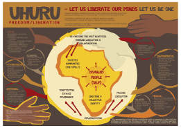 UHURU (Freedom/Libration) - Let us liberate our minds.