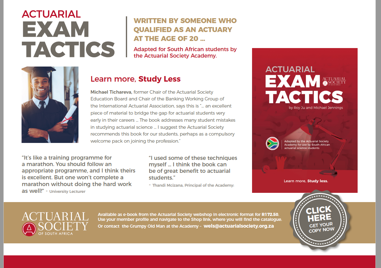 Vula : Matters of Mind 2024 : Actuarial Science study tips from across ...